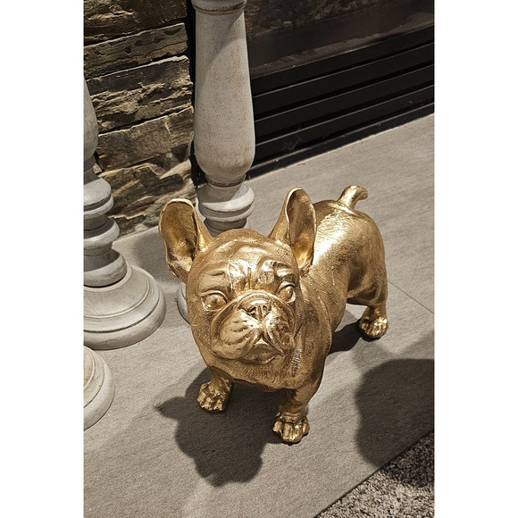 Other | Gold French Frenchie Bulldog Statue 12 Tall | Poshmark
